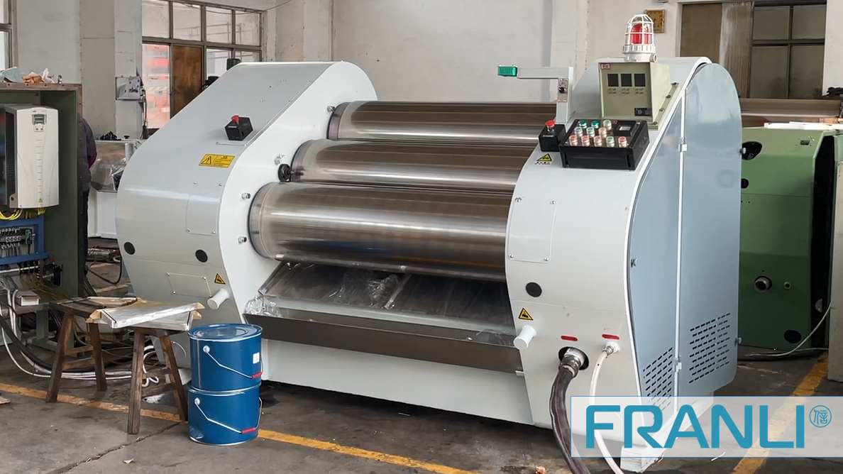 Three Roll Mill for Photovoltaic Silver Paste - Franli Machine